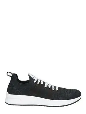 Armani Exchange Polyester Knit Sock Sneakers - Black