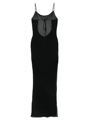 MAISON CLOSE Fever Backless Maxi Dress - Black