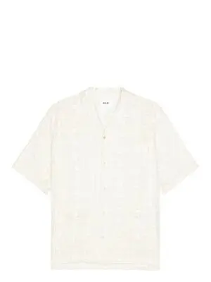 Nn07 Ben Short Sleeve Shirt 5026 In White - Ivory