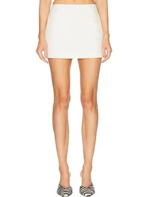 L'academie By Marianna Rin Mini Skirt - Off White