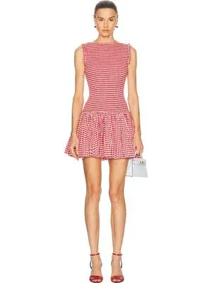 L'academie By Marianna Gwen Mini Dress - Red & White