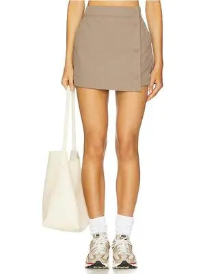 Nike Woven Skort - Mink Brown & White
