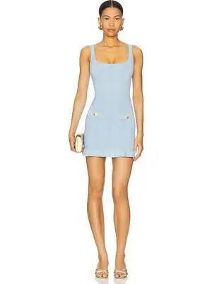 Retrofete Loulou Knit Dress - Metallic Powder Blue
