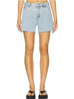 Still Here Cut-off Denim Shorts - Vintage Blue