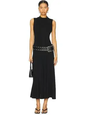Lioness Indi Midi Dress - Onyx