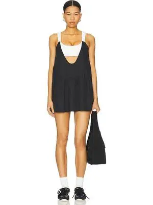 Free People One Two Punch Colorblock Dress - Black Combo