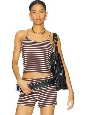 Lioness Carrie Cami - Wine Stripe