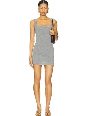 Joe's Jeans Drew Mini Dress - Black & White Gingham