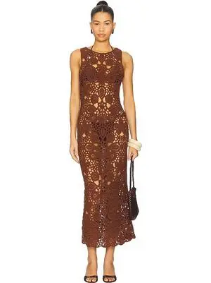 SNDYS Tala Maxi Dress - Sepia