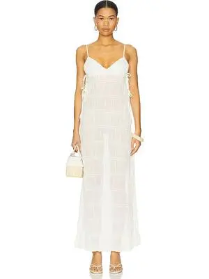 MORE TO COME Justina Maxi Dress - Cream