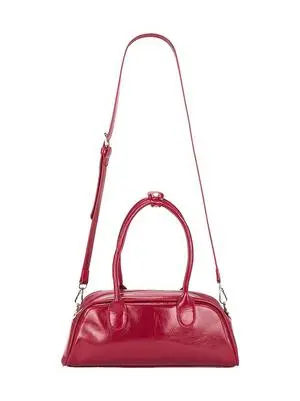 8 Other Reasons Patent Leather Bowler Bag - Red