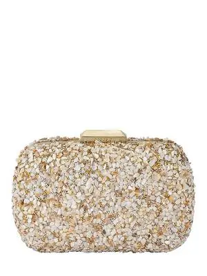 OLGA BERG Savannah Pebble Clutch