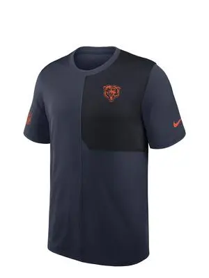 Nike Chicago Bears Sideline Coach Dri-fit Nfl Top - Blue