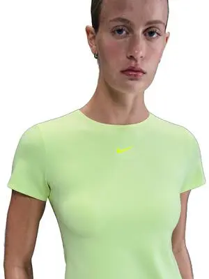 Nike Form Short-sleeve Top - Yellow