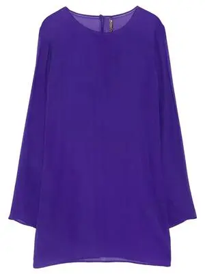 MAISON CLOSE Fever Mini Dress - Purple