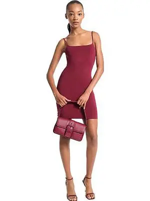 Michael Kors Stretch Knit Cami Dress - Purple