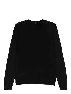 TOM FORD Wool Crew Neck Sweater - Black