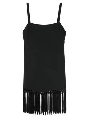 TALLER MARMO Fringed Dress - Black