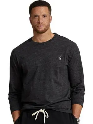 Ralph Lauren Jersey Long-sleeve T-shirt - Black Marl Heather