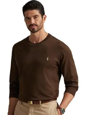 Ralph Lauren Jersey Long-sleeve T-shirt - Nutmeg Brown
