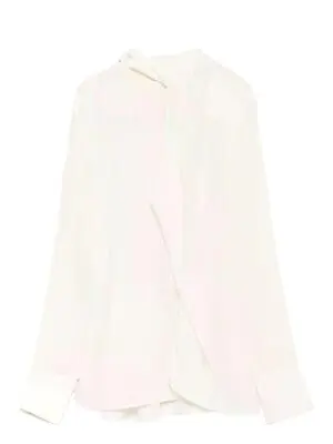 Victoria Beckham Silk Blouse - Neutrals