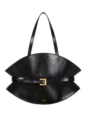 Balmain Medium Shuffle Shoulder Bag - Black