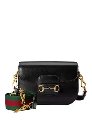 Gucci Mini Horsebit 1955 Shoulder Bag - Black