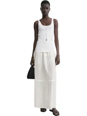 TOTÊME Drawstring Skirt Set - Off-white
