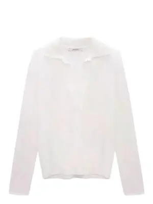 Dorothee Schumacher Linen Polo Shirt - White