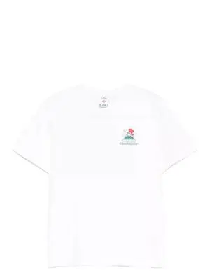 Casablanca Montagne Organic-cotton T-shirt - White