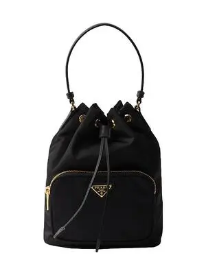 Prada Re-Nylon Bucket Bag Black