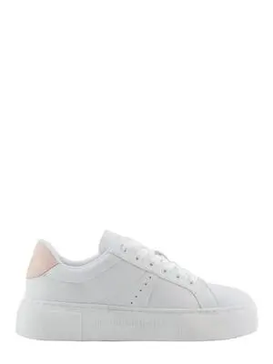 Armani Exchange Logo-embossed Sneakers - White