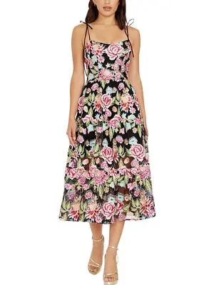 Dress The Population Dream Floral Dress - Pink Rose