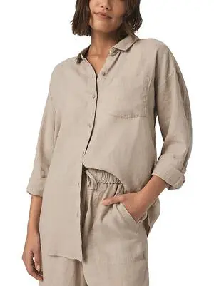 Splendid Splendid Bailey Button-Down Shirt Fawn