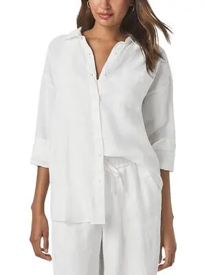 Splendid Splendid Bailey Button-Down Shirt White