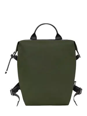 Longchamp Leather Backpack - Green