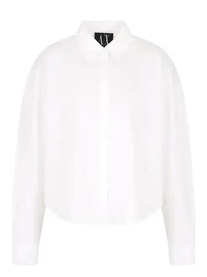Armani Exchange Logo-embroidered Shirt - White