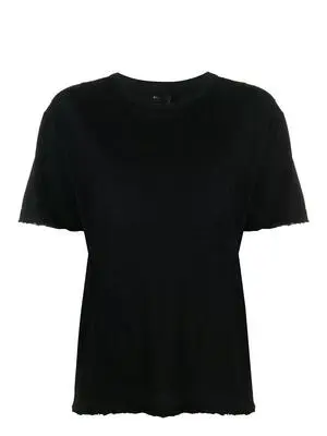 BEN TAVERNITI UNRAVEL PROJECT Basic Plain T-shirt - Black