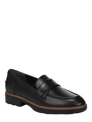 Vionic Cleo Leather Loafer Black