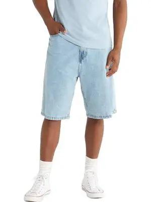 Carhartt Work In Progress Landon Denim Shorts Blue (bleached)