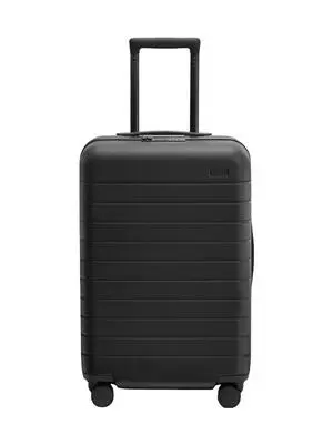 AWAY The Bigger Carry-on Flex Suitcase - Jet Black