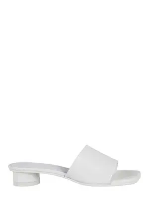 MAISON MARGIELA MM6 Maison Margiela Leather Mules White