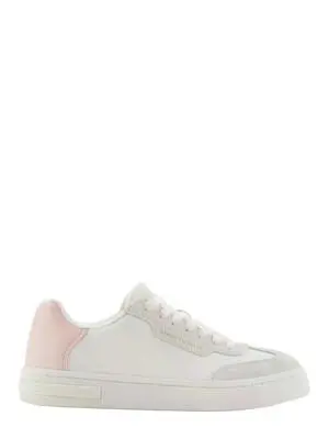 Armani Exchange Leather Sneakers - White