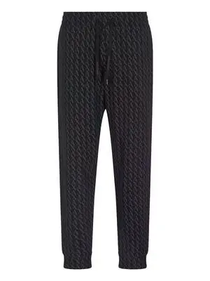 Armani Exchange Cotton Trousers - Black