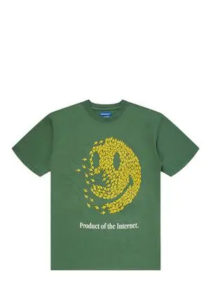 MARKET Smiley Product Of The Internet Tee 'sage - Green