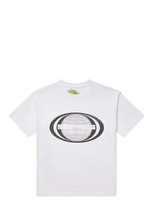 SP5DER Jumbo Globe Tee - White