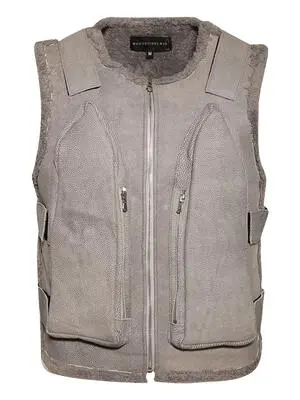 WHO DECIDES WAR BY EV BRAVADO Bullet Point Vest - Grey