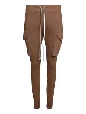 Rick Owens Mastodon Cut Joggers 'khaki Brown - Tan