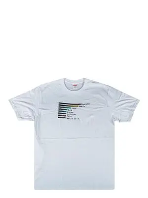 Supreme Chart T-shirt - White
