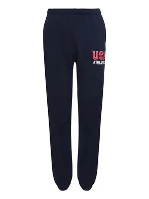 SPORTY & RICH Usa Athletics Sweatpant - Blue